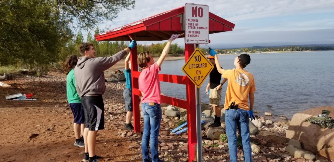 Scouts work on stations | News, Sports, Jobs - The Mining Journal